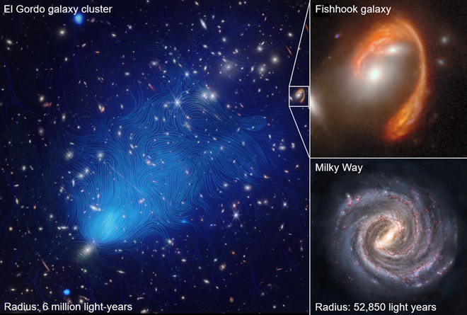 Tracciato per la prima volta il più vasto campo magnetico all'interno ...