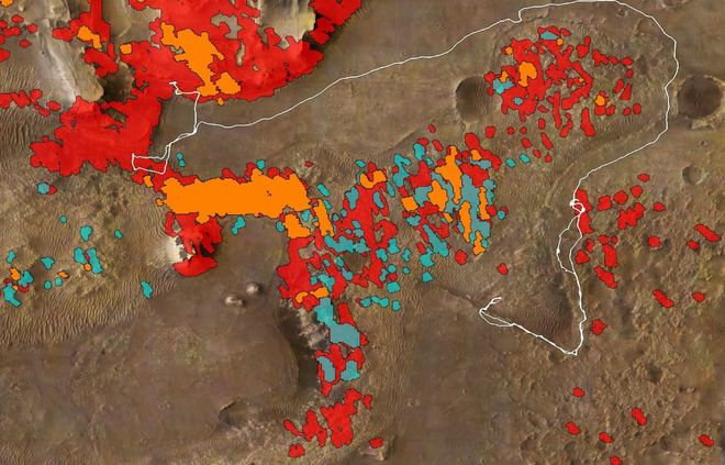 Una nuova mappa per l'acqua su Marte - Le Scienze